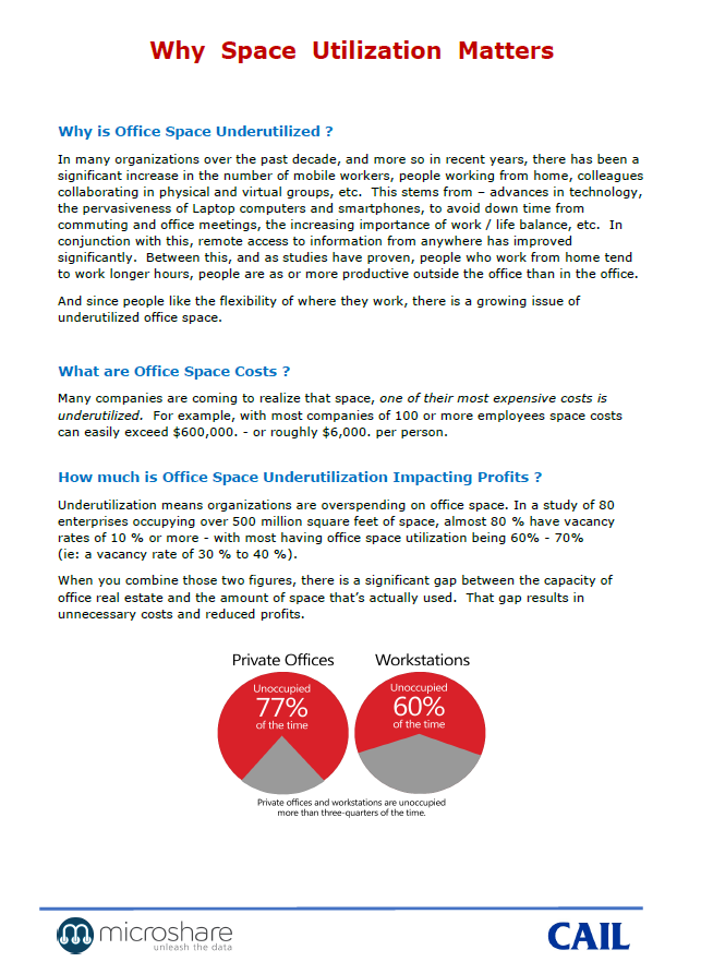 (IS-2019-135) Why Space Utilization Matters - ASHB - Association for ...