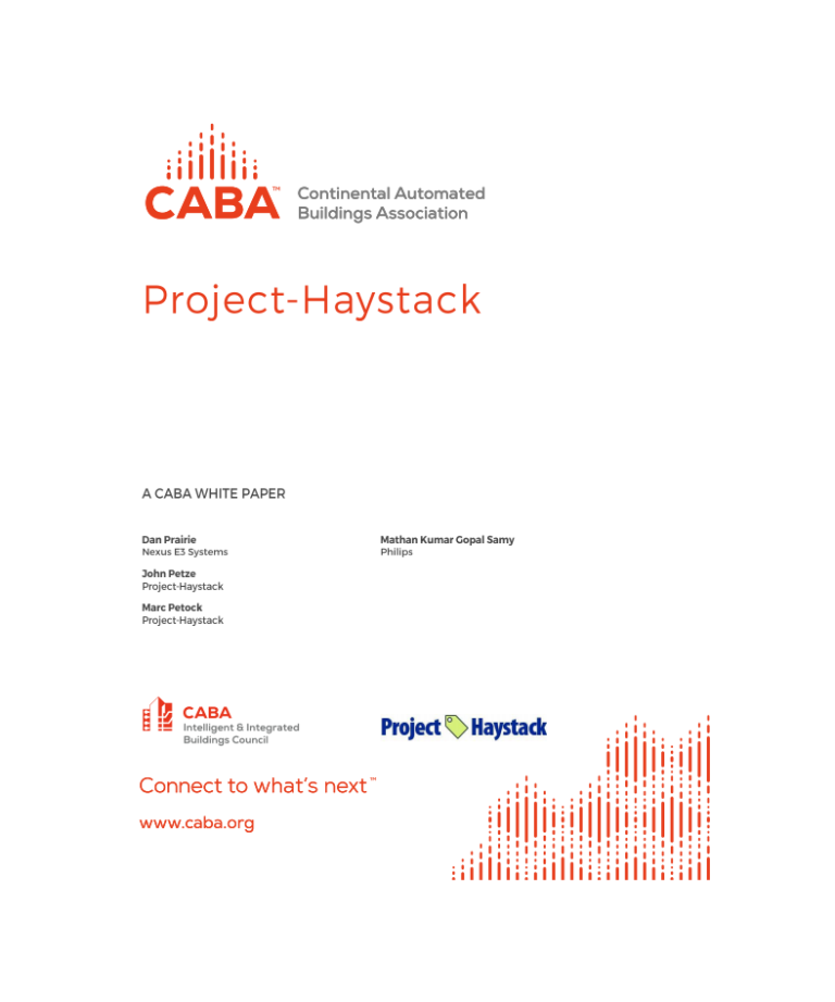 Project-Haystack - ASHB - Association for Smarter Homes & Buildings