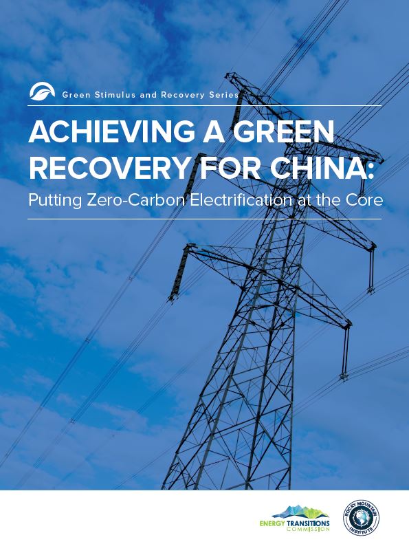 (IS-2020-133) Achieving a Green Recovery for China: Putting Zero-Carbon ...