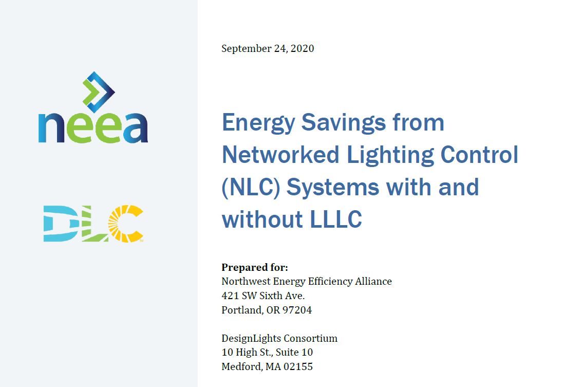 (IS-2020-174) Energy Savings from Networked Lighting Control (NLC ...