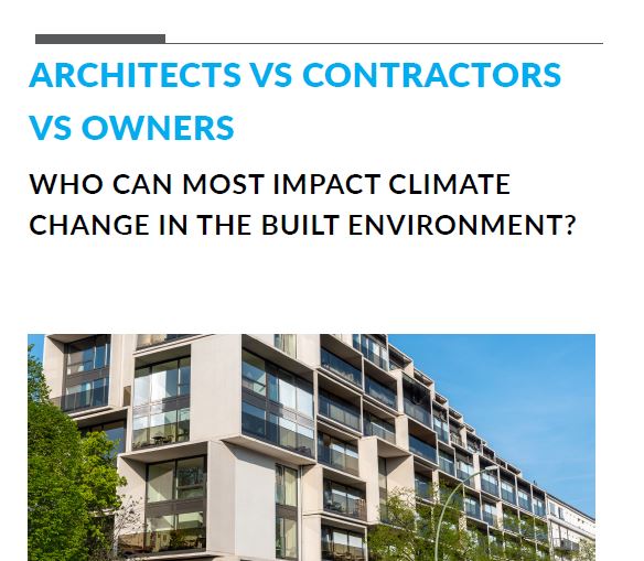 (IS-2021-144) Architects vs Contractors vs Owners - Who Can Most Impact ...