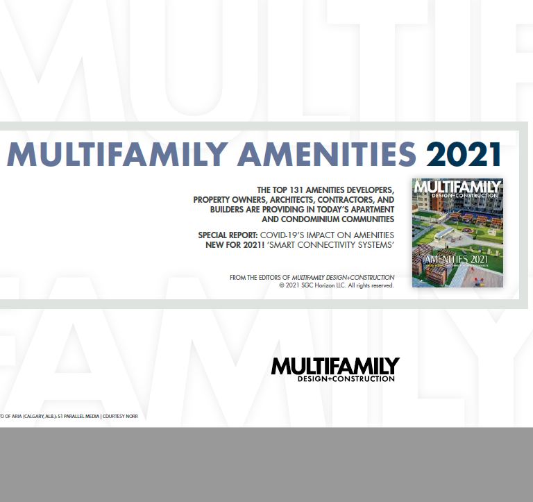 (IS-2021-190) 2021 Multifamily Amenities Survey, Multifamily Design and ...