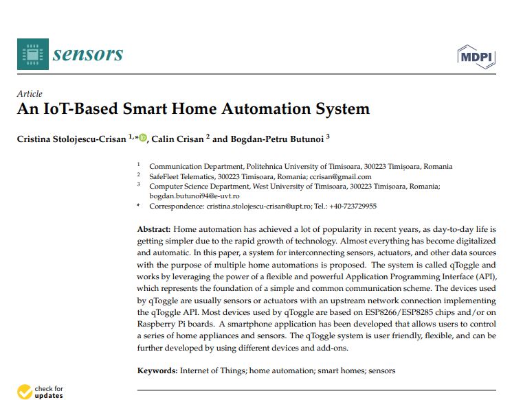 (IS-2021-225) An IoT-Based Smart Home Automation System - ASHB ...