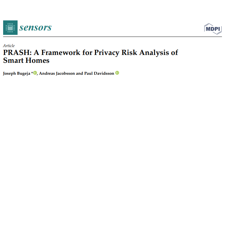 (IS-2022-84) PRASH: A Framework for Privacy Risk Analysis of Smart ...
