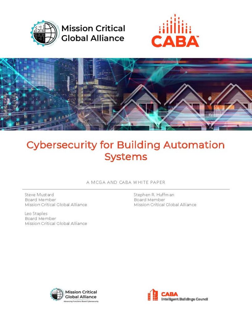 Cybersecurity For Building Automation Systems Ashb Association For Smarter Homes And Buildings