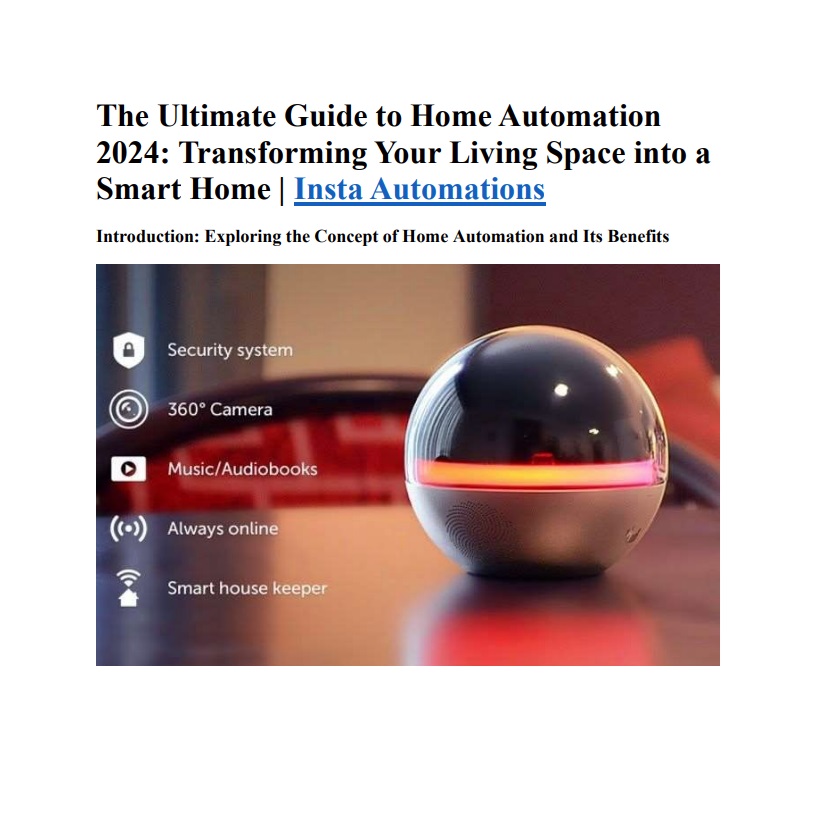 (IS-2024-030) The Ultimate Guide to Home Automation 2024 - Transforming ...