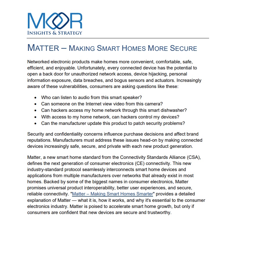 (IS-2024-050) Matter - Making Smart Homes More Secure - ASHB ...