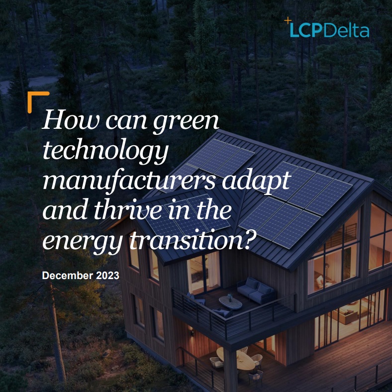 (IS-2024-078) How Can Green Technology Manufacturers Adapt and Thrive ...