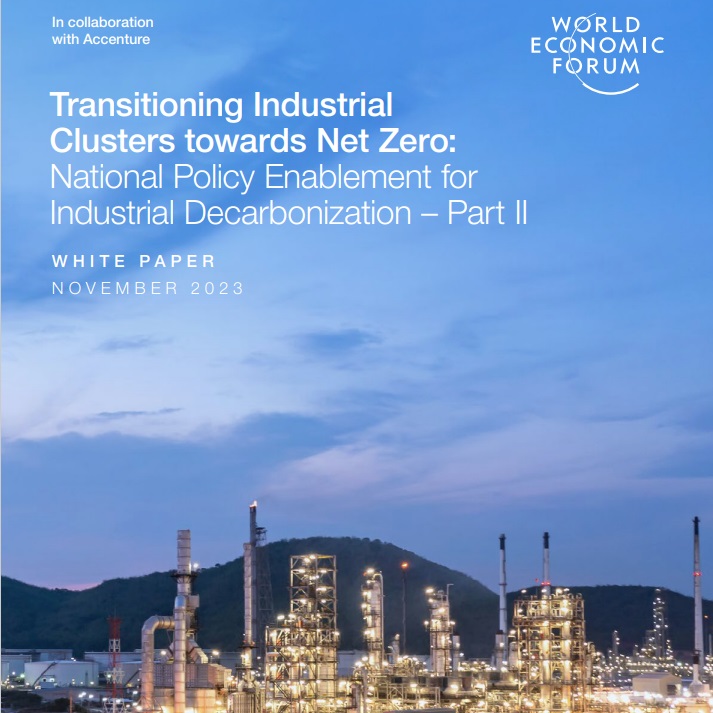 IS-2024-159 Transitioning Industrial Clusters towards Net Zero : National Policy Enablement for ...