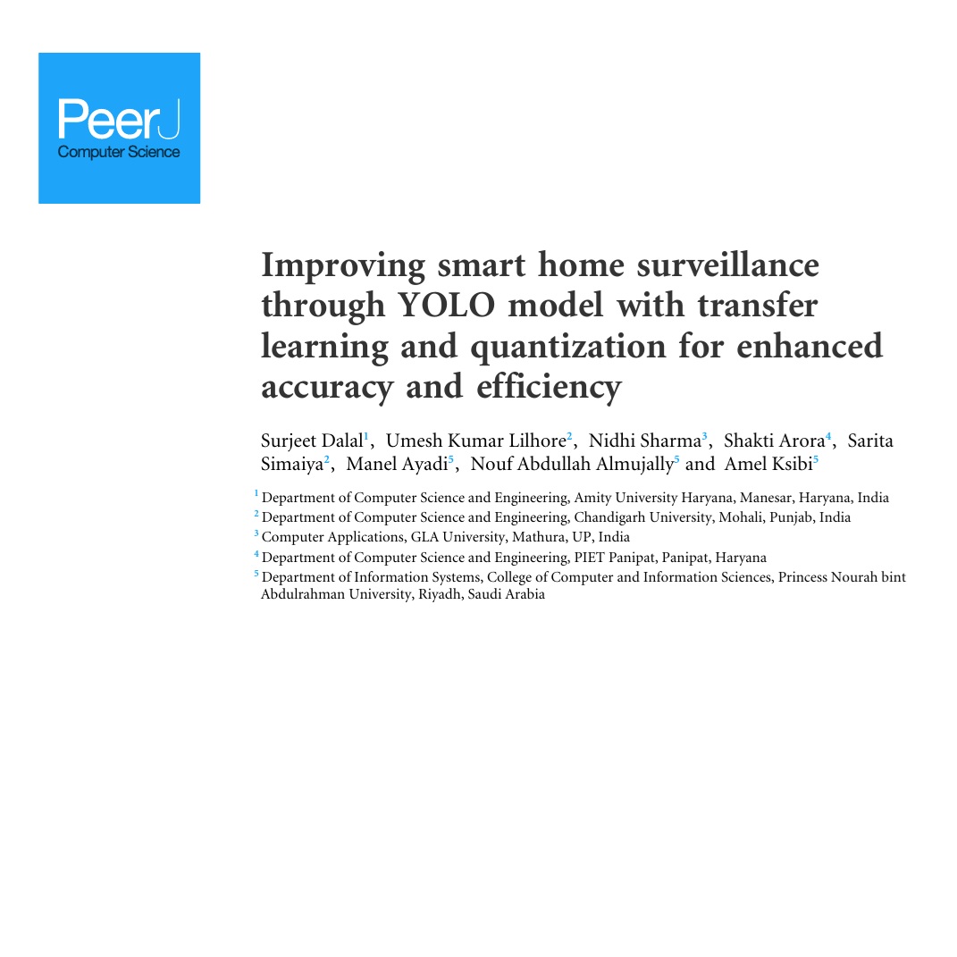 IS-2025-060 Improving Smart Home Surveillance through YOLO Model with ...